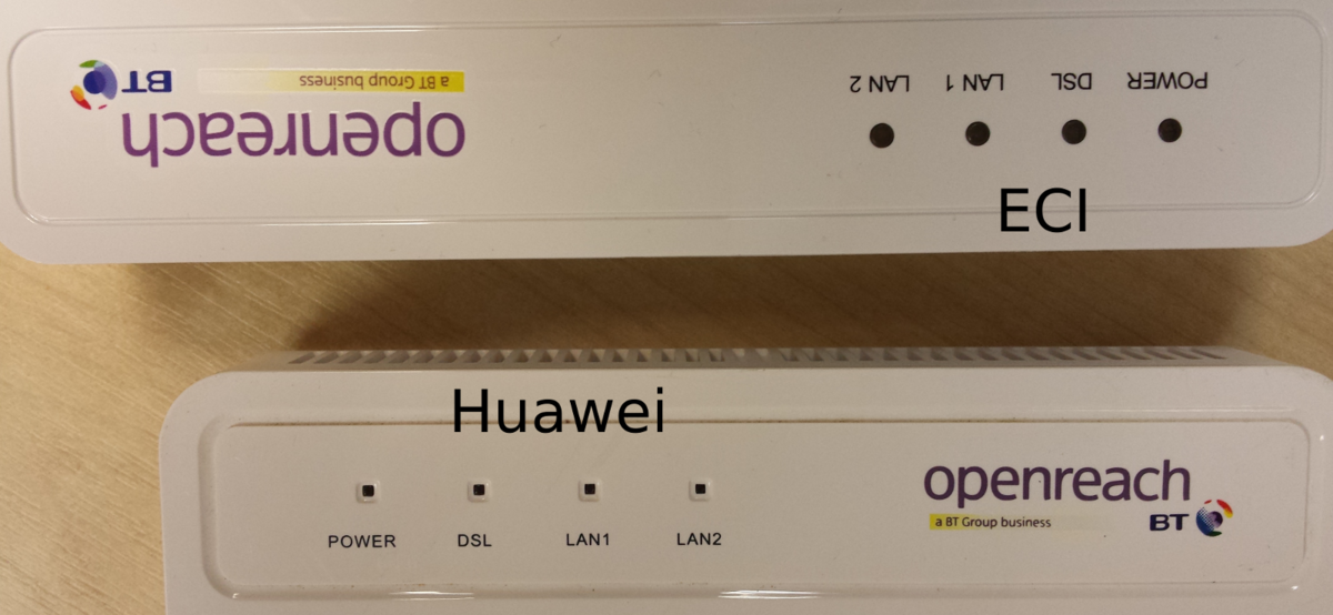 FTTC Modem - AAISP Support Site